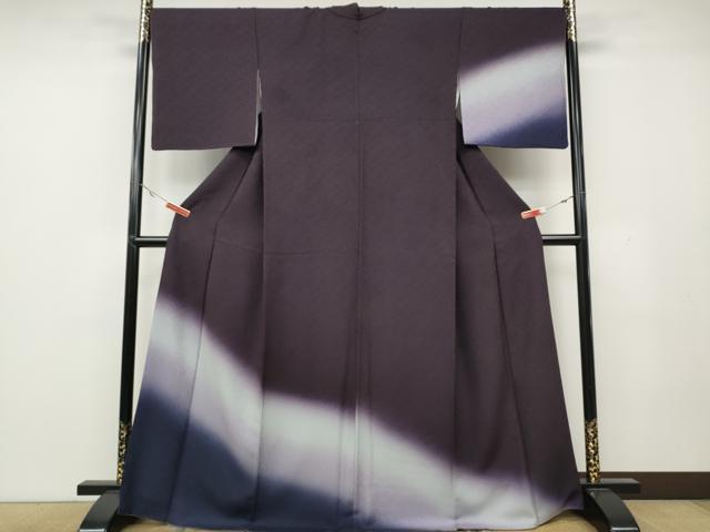 平和屋着物●訪問着　霞文　暈し染め　まるやま扱い　正絹　逸品　CAAZ2742ut