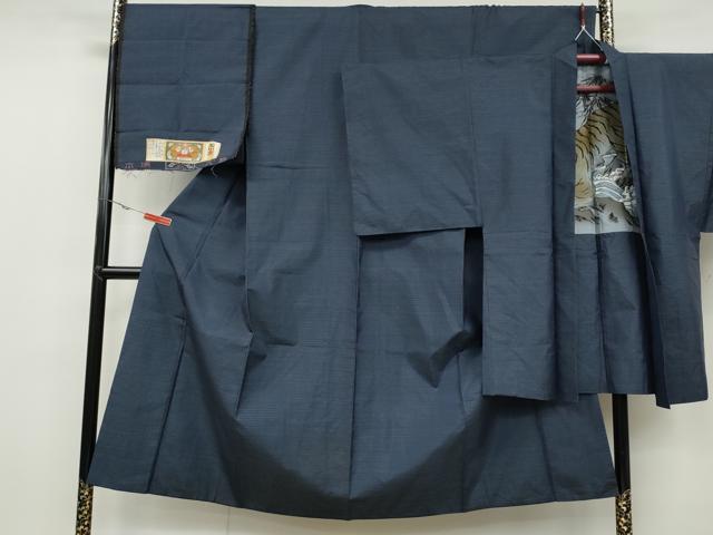 平和屋着物●男性　本場大島紬　アンサンブル　吉祥文　富山織物謹製　証紙付き　正絹　逸品　CAAZ2754ut