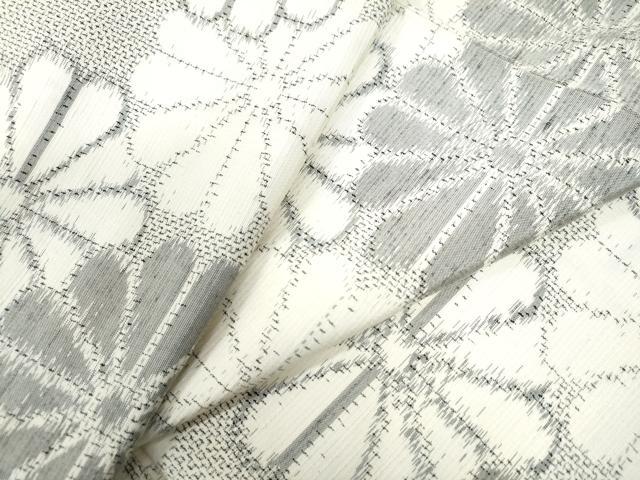 平和屋着物●上質な紬　菊　正絹　逸品　CAAZ2812yc