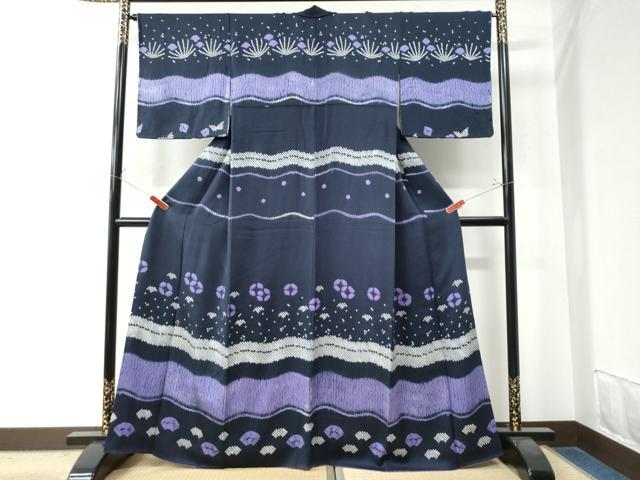 平和屋着物●訪問着　絞り　吉祥文　正絹　逸品　CAAZ2814yc