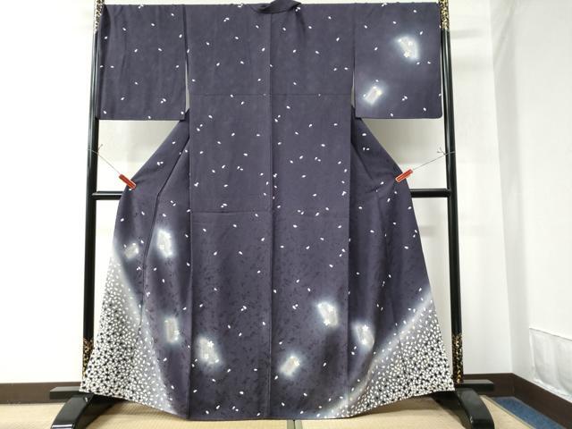 平和屋着物●訪問着　短冊舞桜文　暈し染め　金彩　正絹　逸品　CAAZ2845yc