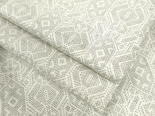 平和屋着物●本場大島紬　白大島　7マルキ　吉祥文　正絹　逸品　CAAZ2879yc