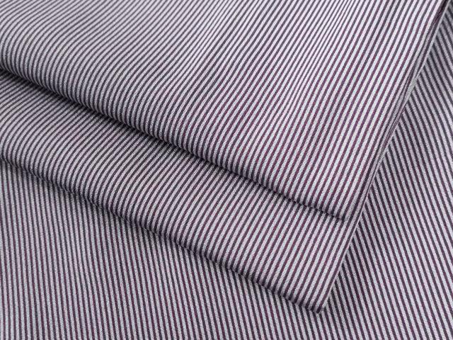 平和屋着物●江戸小紋　万筋　薄梅鼠色×似せ紫色　正絹　逸品　CAAZ2901yc