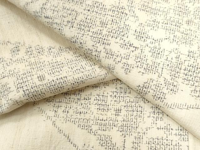 平和屋着物●本場結城紬　重要無形文化財　100亀甲　飛び亀甲柄　草花文　正絹　逸品　CAAZ2909yc