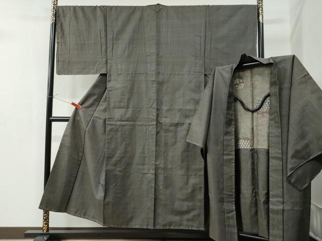 平和屋着物●男性　本場大島紬　アンサンブル　100亀甲　総詰め　正絹　逸品　未使用　CAAZ2953yc