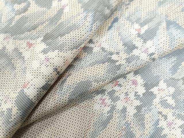 平和屋着物●本場大島紬　9マルキ　総絣　草花文　正絹　逸品　CAAZ3025yc