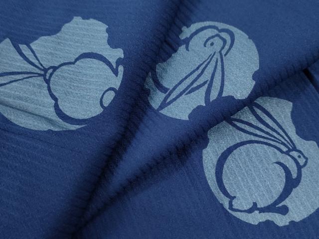 平和屋着物●訪問着　兎　正絹　逸品　未使用　CAAZ3090yc