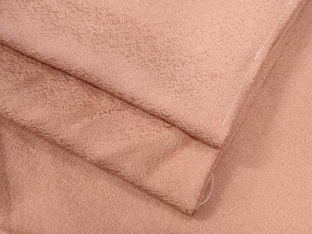 平和屋着物●上質な色無地　退紅色　正絹　逸品　未使用　CAAZ3140yc