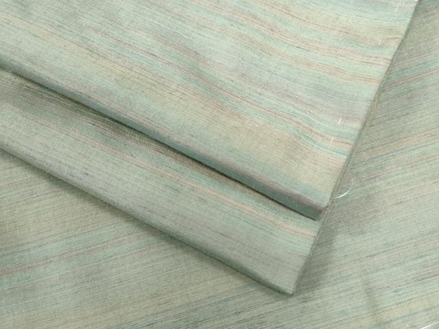 平和屋着物●紅花紬　米沢　霞文　正絹　逸品　未使用　CAAZ3172yc