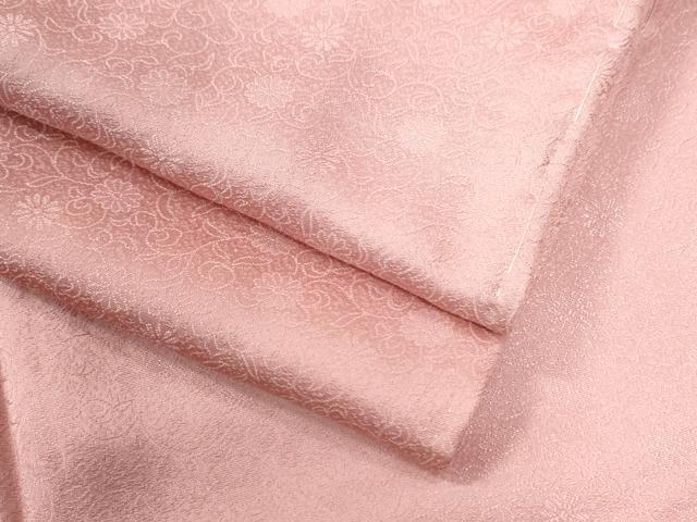 平和屋着物●上質な色無地　花唐草地紋　虹色　正絹　逸品　未使用　CAAZ3176yc