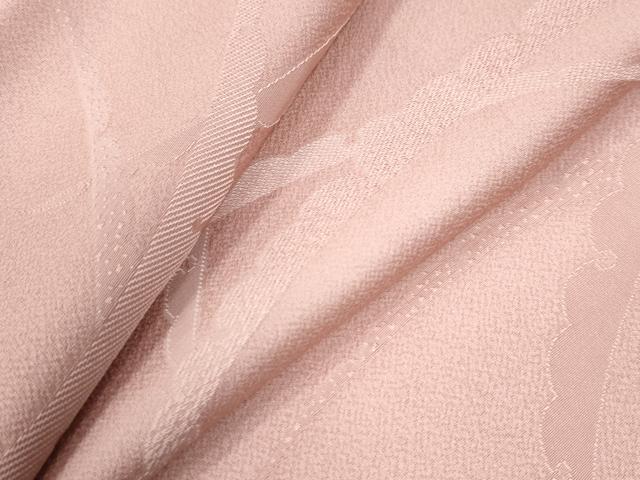 平和屋着物●上質な色無地　雪芝地紋　石竹色　正絹　逸品　未使用　CAAZ3250yc