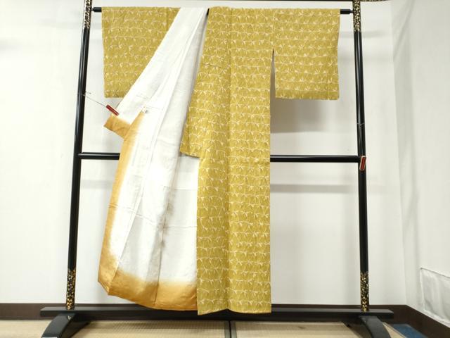 平和屋着物●上質な紬　絞り　やまと誂製　正絹　逸品　CAAZ3251yc 平和屋着物○上質な紬 絞り やまと誂製 正絹 逸品 CAAZ3251yc