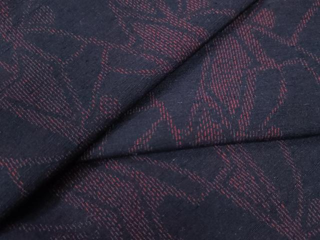 平和屋着物●結城紬　吉祥文　正絹　逸品　未使用　CAAZ3257yc