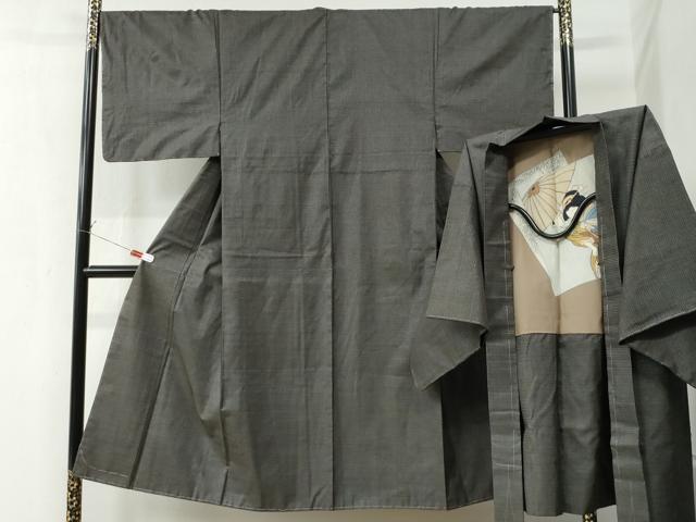 平和屋着物●男性　本場大島紬　アンサンブル　100亀甲　総詰め　正絹　逸品　未使用　CAAZ3260yc