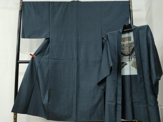 平和屋着物●男性　本場大島紬　アンサンブル　100亀甲　総詰め　正絹　逸品　CAAZ3287yc