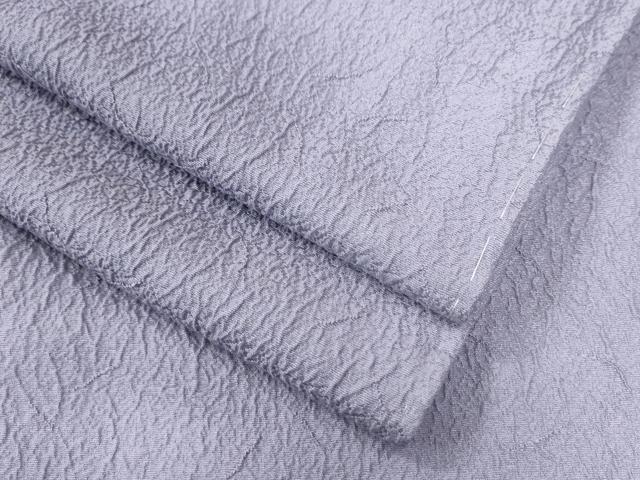 平和屋着物●上質な色無地　吉祥地紋　藤紫色　正絹　逸品　未使用　CAAZ3518yc