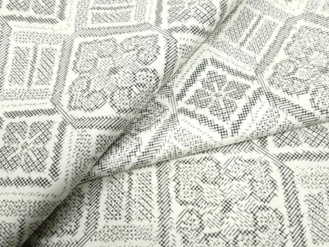 平和屋着物●本場村山大島紬　天井花文　正絹　逸品　CAAZ3535yc