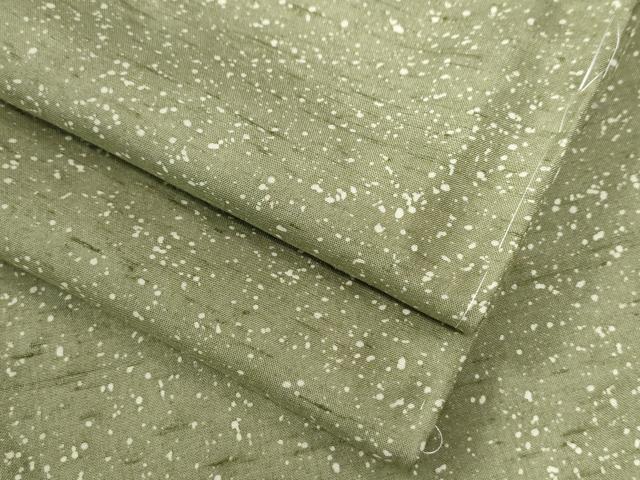 平和屋着物●石川県指定無形文化財　牛首紬　白山工房　手織り　霰文　正絹　逸品　未使用　CAAZ3540yc