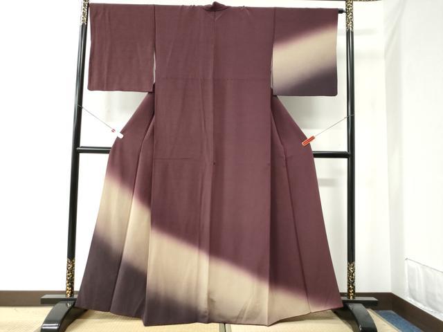 平和屋着物●訪問着　霞文　暈し染め　正絹　逸品　CAAZ3553yc