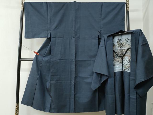 平和屋着物●男性　本場大島紬　アンサンブル　100亀甲　総詰め　正絹　逸品　CAAZ3581yc