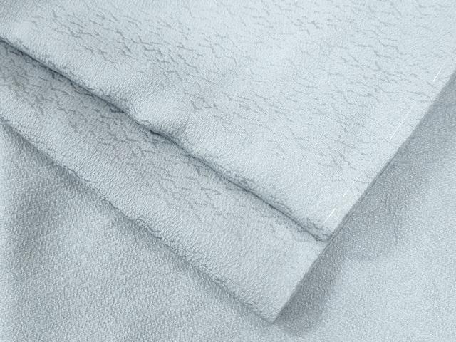 平和屋着物●上質な色無地　吉祥地紋　薄雲鼠色　正絹　逸品　未使用　CAAZ3656yc