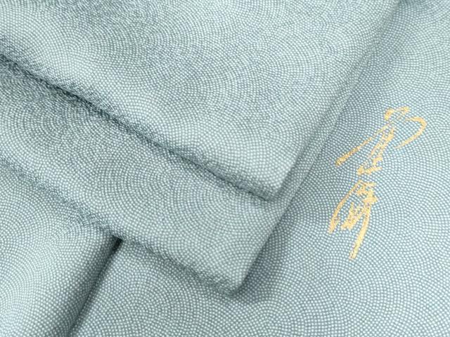 平和屋着物●江戸小紋　作家物　鮫小紋柄　正絹　逸品　CAAZ3657yc