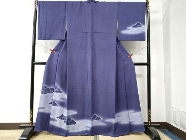 平和屋着物●絞り染色作家　藤井浩　訪問着　霞遠山文　暈し染め　正絹　逸品　CAAZ3680yc