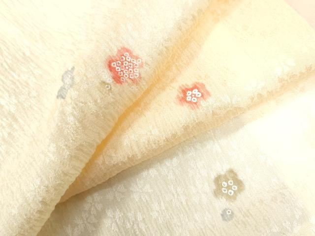 平和屋着物●長襦袢　無双仕立て　梅　暈し染め　西武百貨店扱い　正絹　逸品　未使用　CAAZ3686yc