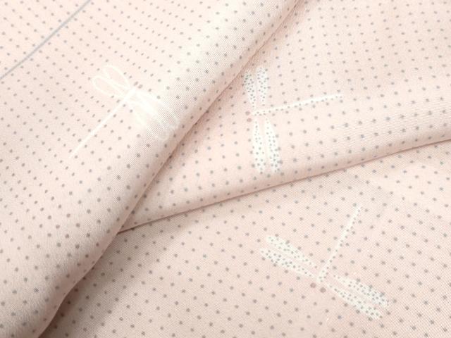 平和屋着物●長襦袢　無双仕立て　トンボ　半衿刺繍　正絹　逸品　未使用　CAAZ3694yc