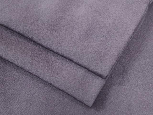 平和屋着物●上質な色無地　葡萄鼠色　正絹　逸品　CAAZ3772yc