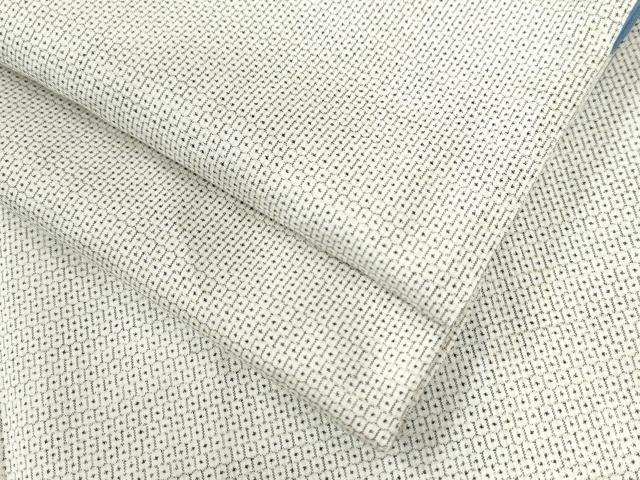 平和屋着物●本場大島紬　白大島　100亀甲　総詰め　正絹　逸品　CAAZ3855yc