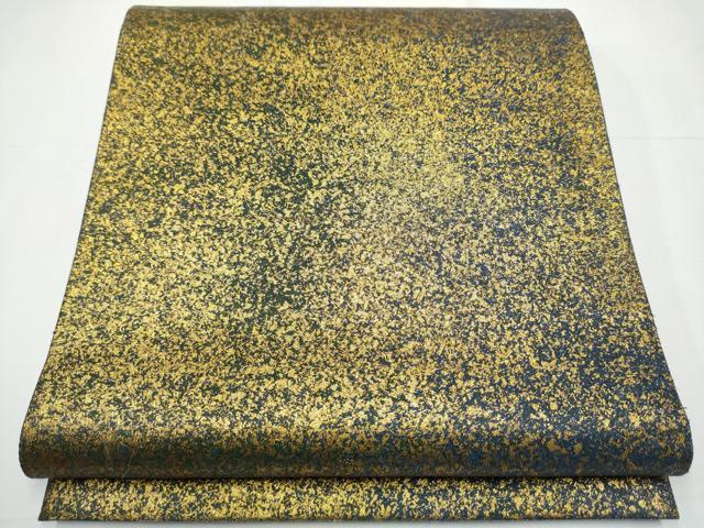 平和屋着物●世界的友禅作家　千地泰弘　千地天女　六通柄袋帯　霞文　月光箔　正絹　逸品　CAAZ4011hy