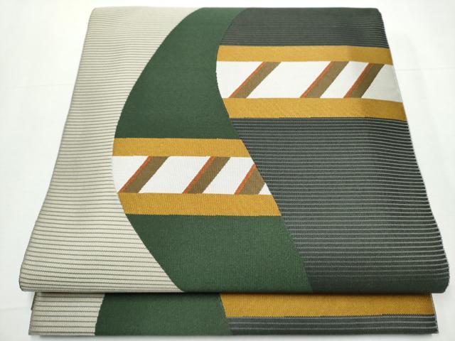 平和屋着物●両面　全通柄袋帯　作家物　紹巴　流水吉祥文　正絹　逸品　CAAZ4054hy