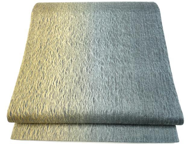 平和屋着物●両面　全通柄袋帯　櫛織　霞文　正絹　逸品　CAAZ4111hy