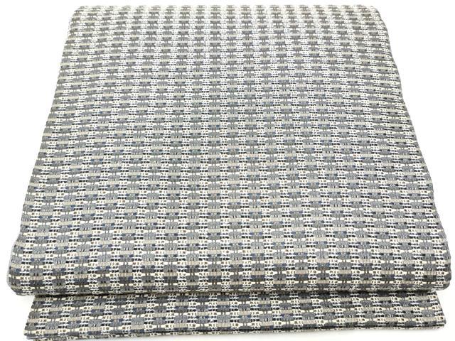 平和屋着物●両面　全通柄袋帯　格子柄　正絹　逸品　CAAZ4198hy