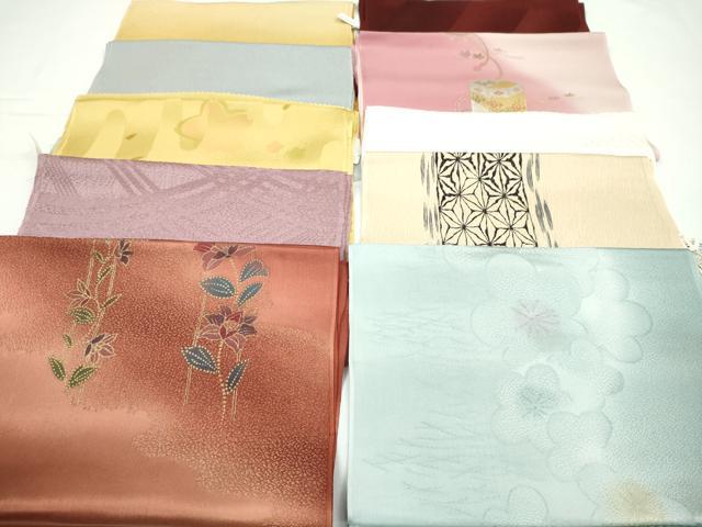 平和屋着物★和装小物　帯揚げ10枚セット　正絹　逸品　未使用　CAAZ6309ju