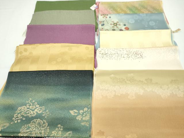 平和屋着物★和装小物　帯揚げ10枚セット　正絹　逸品　未使用　CAAZ6314ju