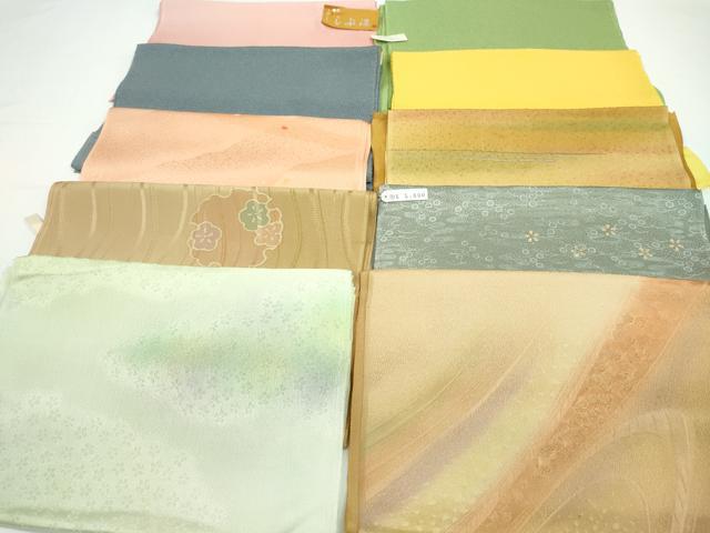 平和屋着物★和装小物　帯揚げ10枚セット　正絹　逸品　未使用　CAAZ6316ju