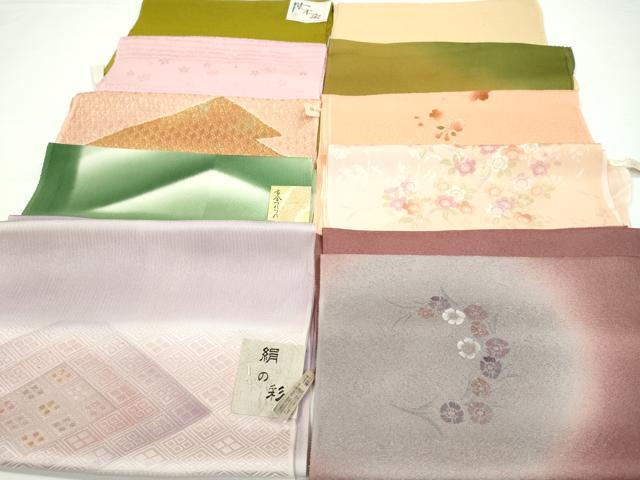 平和屋着物★和装小物　帯揚げ10枚セット　正絹　逸品　未使用　CAAZ6317ju