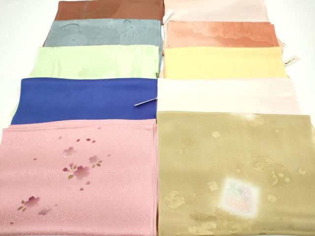 平和屋着物★和装小物　帯揚げ10枚セット　正絹　逸品　未使用　CAAZ6321ju