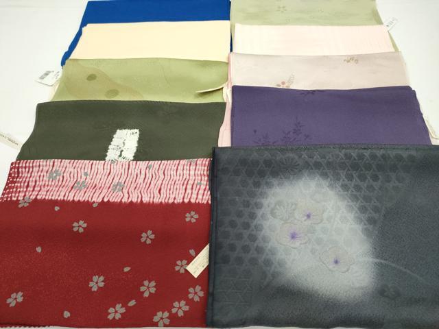 平和屋着物★和装小物　帯揚げ10枚セット　正絹　逸品　未使用　CAAZ6323ju