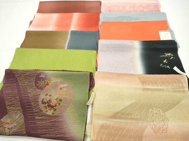 平和屋着物★和装小物　帯揚げ10枚セット　正絹　逸品　未使用　CAAZ6324ju