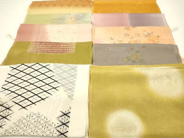 平和屋着物★和装小物　帯揚げ10枚セット　正絹　逸品　未使用　CAAZ6325ju