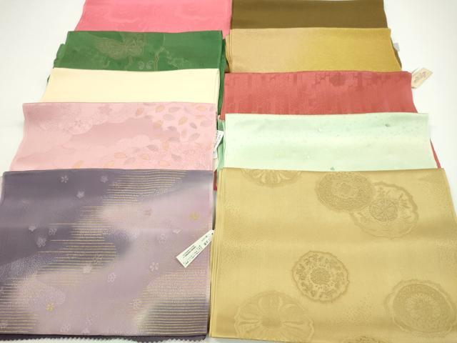 平和屋着物★和装小物　帯揚げ10枚セット　正絹　逸品　未使用　CAAZ6329ju
