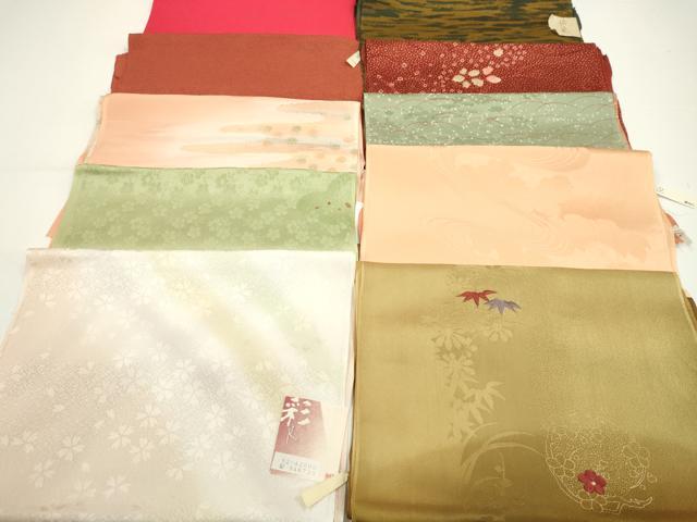 平和屋着物★和装小物　帯揚げ10枚セット　正絹　逸品　未使用　CAAZ6331ju