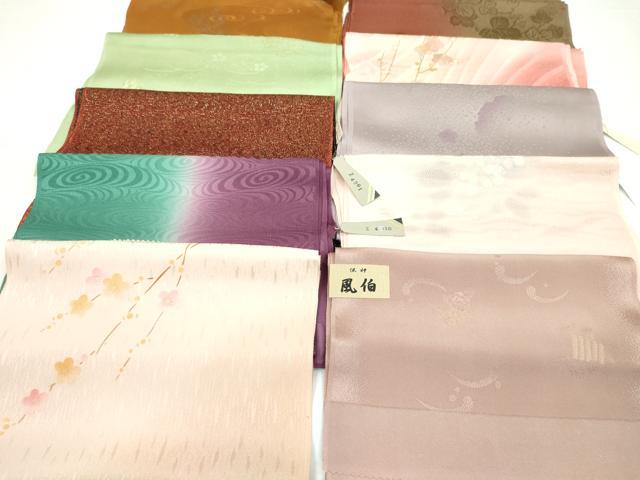 平和屋着物★和装小物　帯揚げ10枚セット　正絹　逸品　未使用　CAAZ6339ju