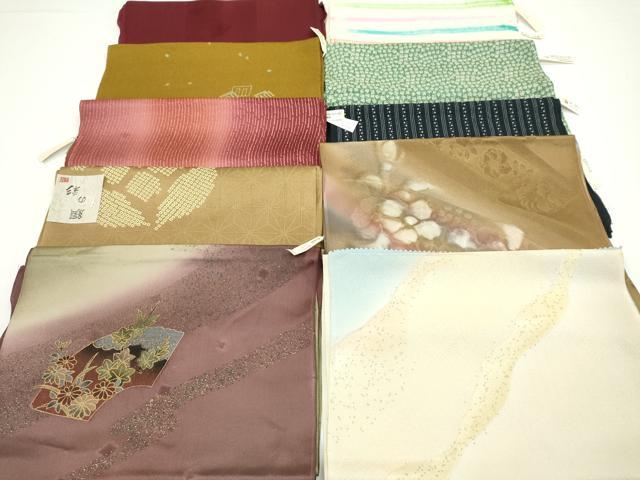 平和屋着物★和装小物　帯揚げ10枚セット　正絹　逸品　未使用　CAAZ6341ju