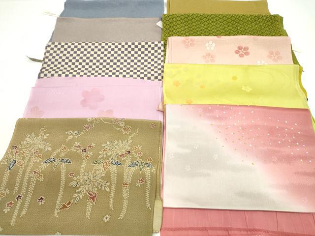 平和屋着物★和装小物　帯揚げ10枚セット　正絹　逸品　未使用　CAAZ6342ju