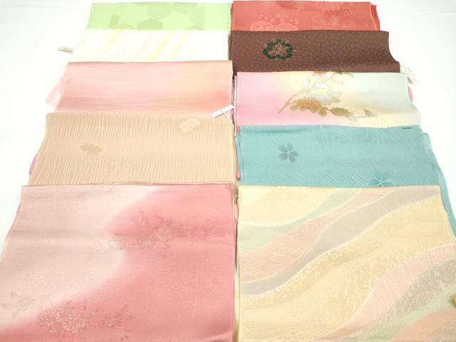 平和屋着物★和装小物　帯揚げ10枚セット　正絹　逸品　未使用　CAAZ6347ju