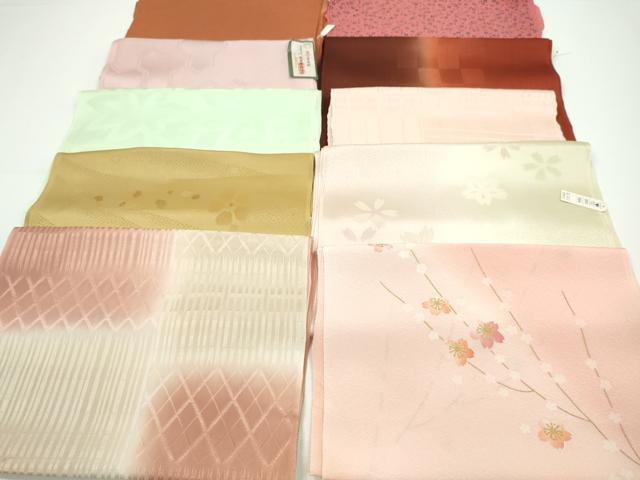 平和屋着物★和装小物　帯揚げ10枚セット　正絹　逸品　未使用　CAAZ6355ju